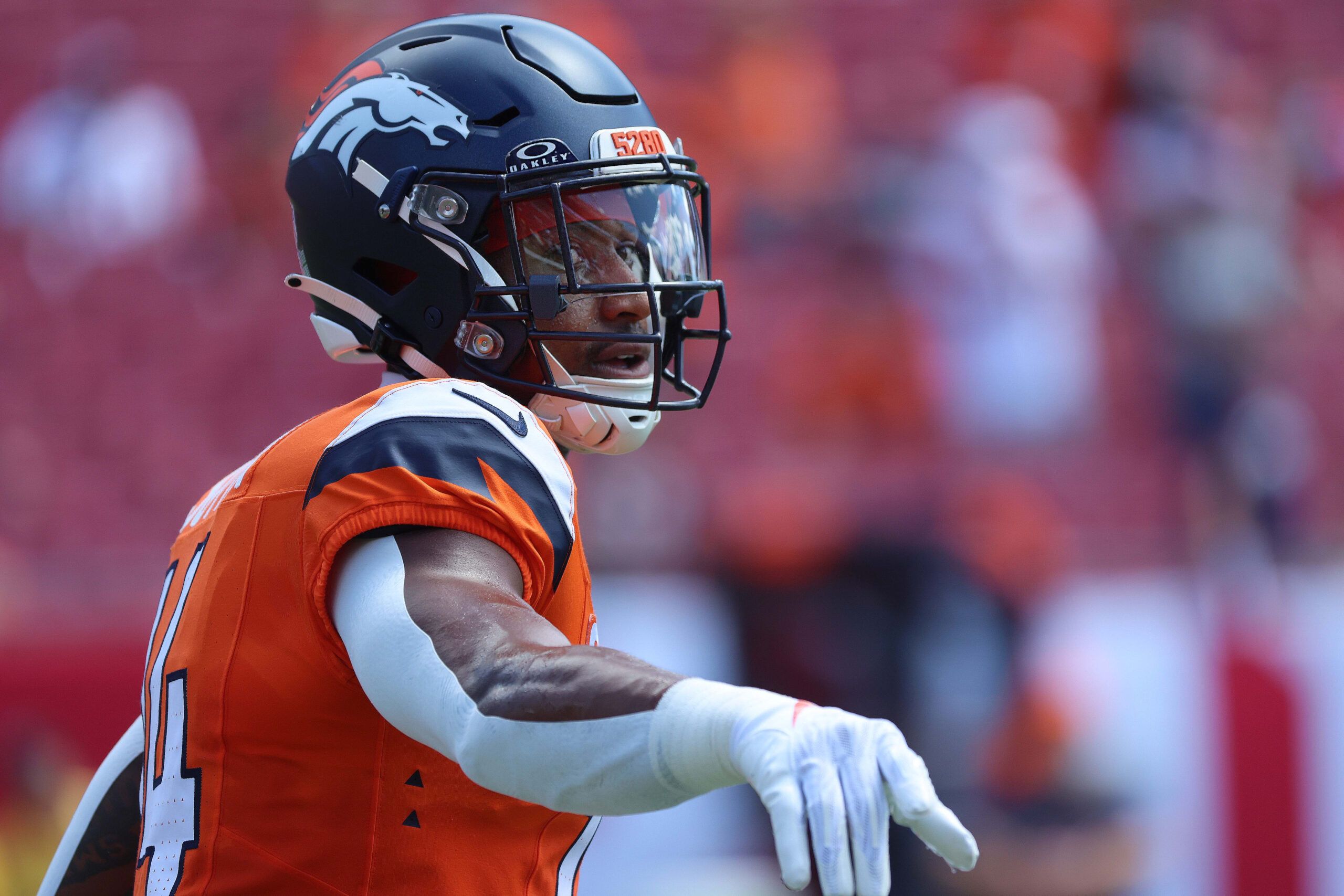 Courtland Sutton had a perfect reaction to getting… Courtland Sutton had a perfect reaction to getting…