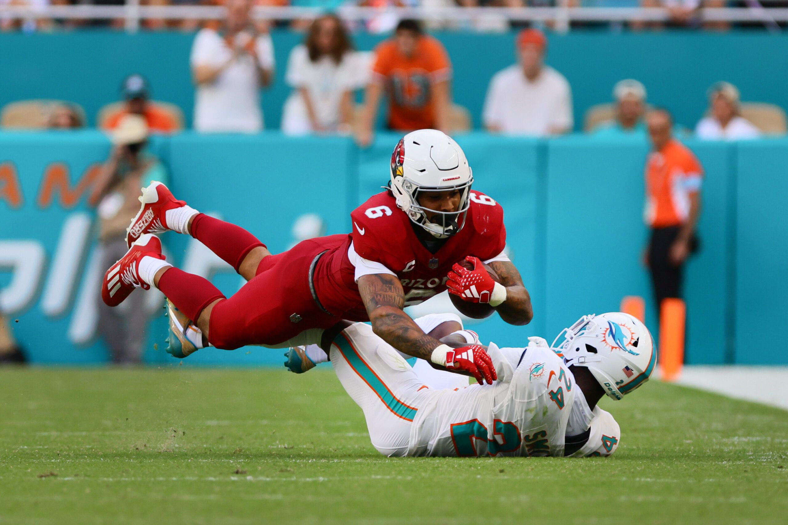 James Conner moves up in Cardinals’ all-time rushing…