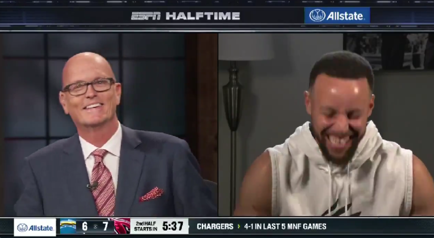 Broncos troll Steph Curry, Panthers with funny Scott…