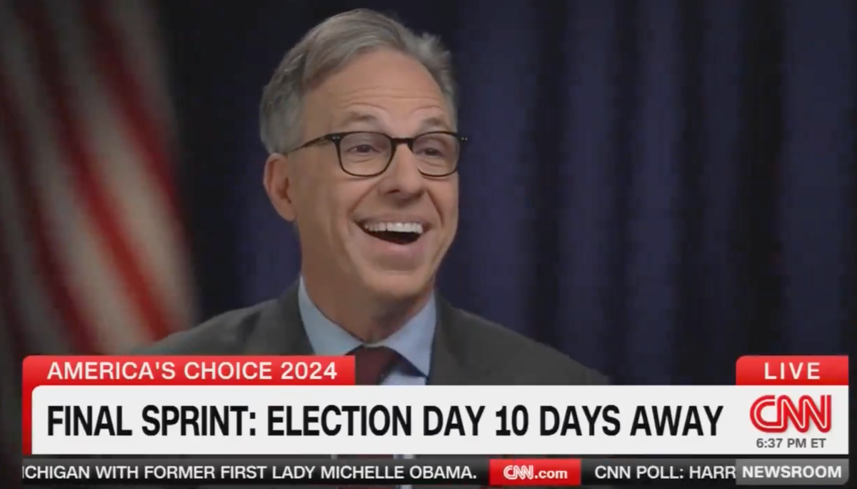 Jake Tapper laughs at JD Vance’s claim for why Mike…