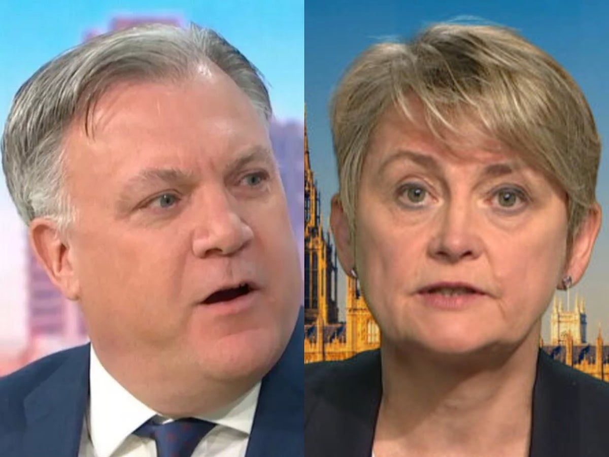 Ed Balls ‘sits out’ GMB interview with wife Yvette…