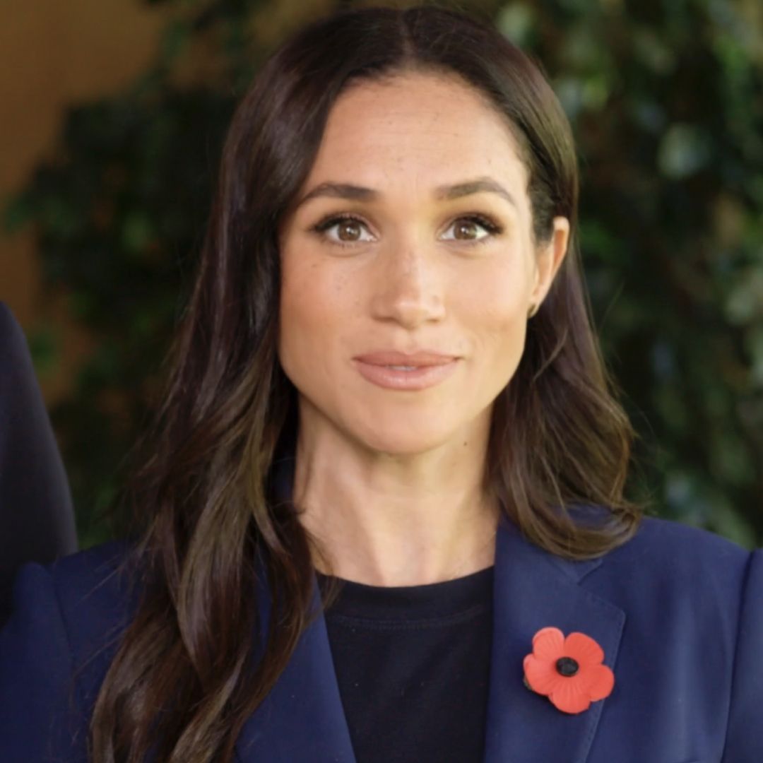 Meghan Markle and Prince Harry Match in Navy Blazers…