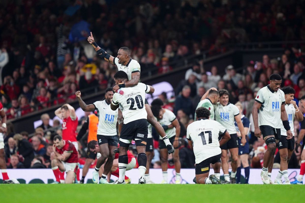 Fiji claim historic win in Cardiff as Wales fall…