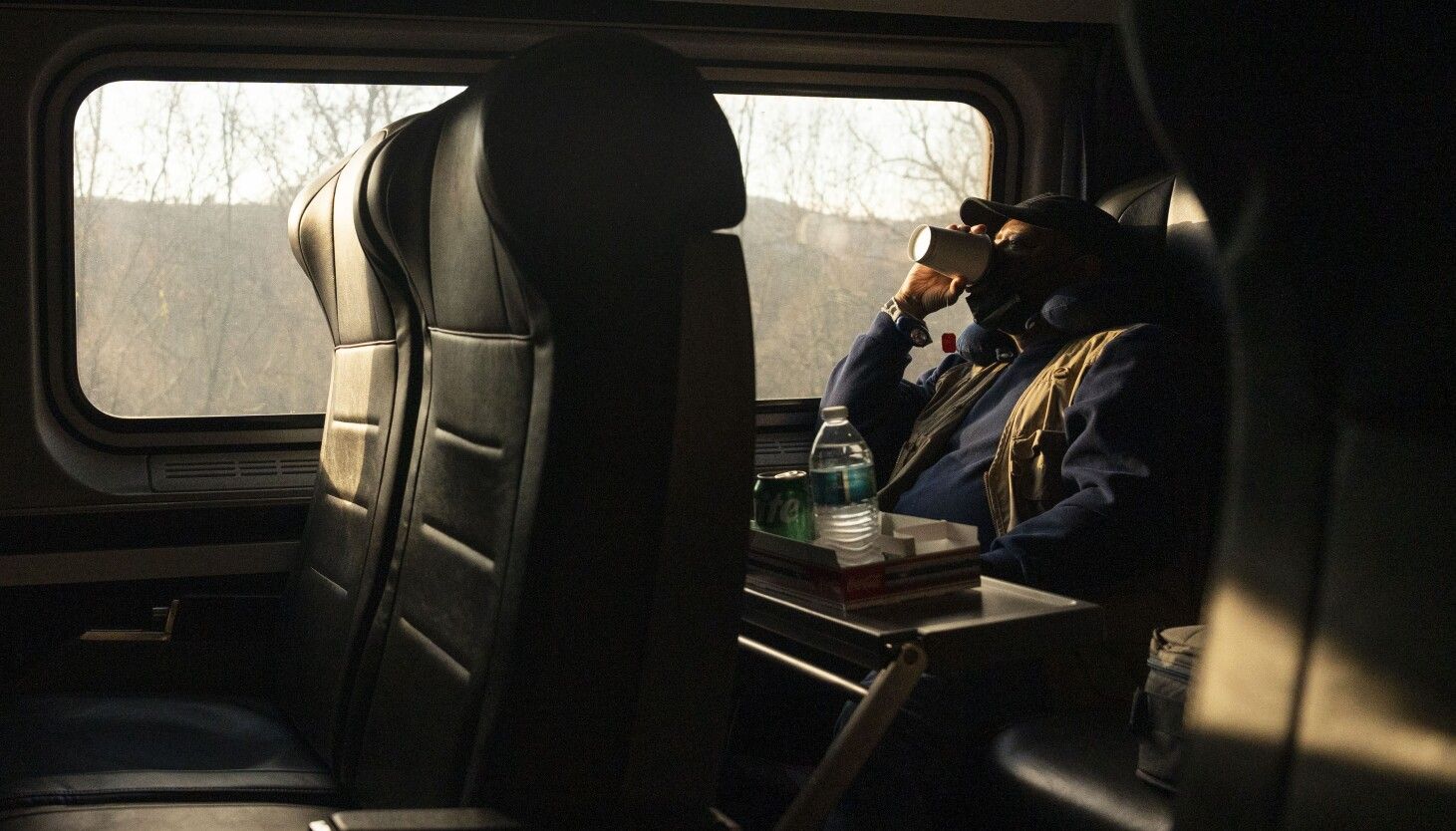 I rode Amtrak in coach for 46 hours from Chicago to…