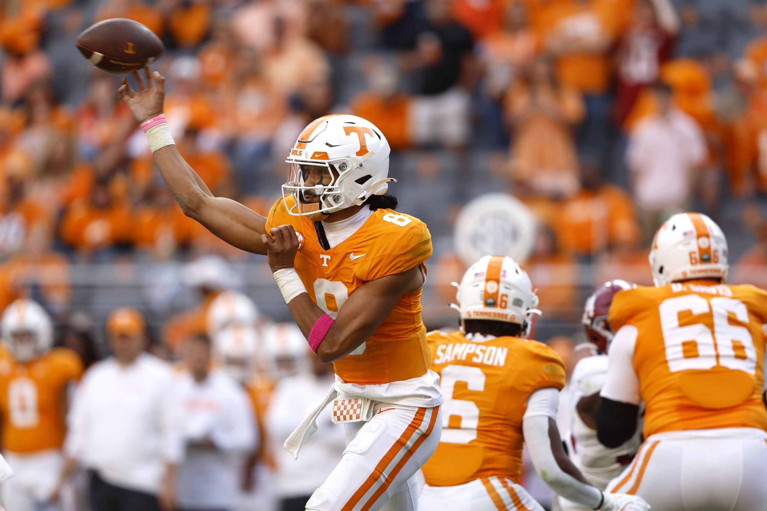 Tennessee’s starting quarterback may be out versus…