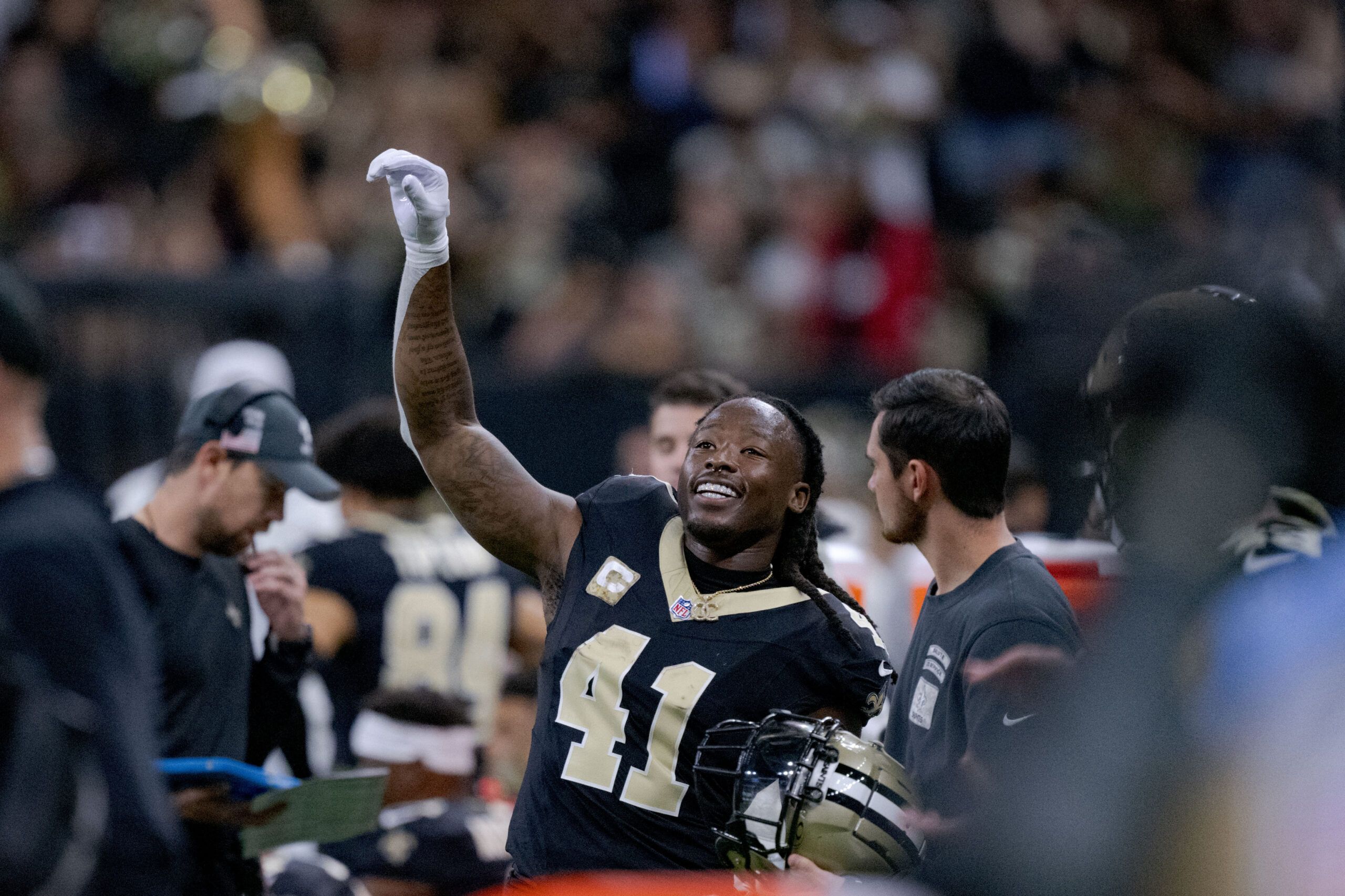 Darren Rizzi says making Alvin Kamara a captain was…