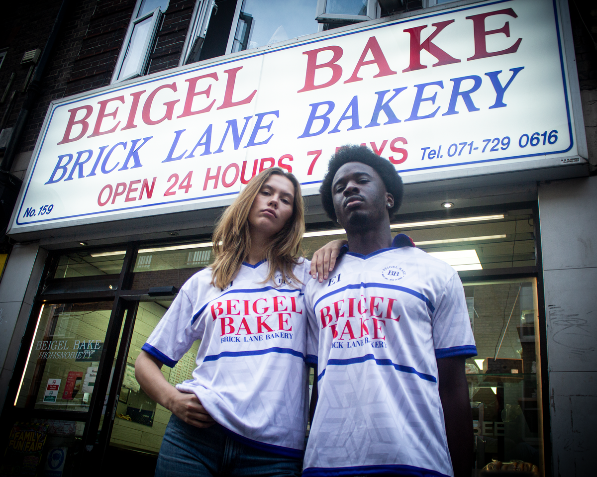 Beigel Bake releases football shirt to celebrate 50th…