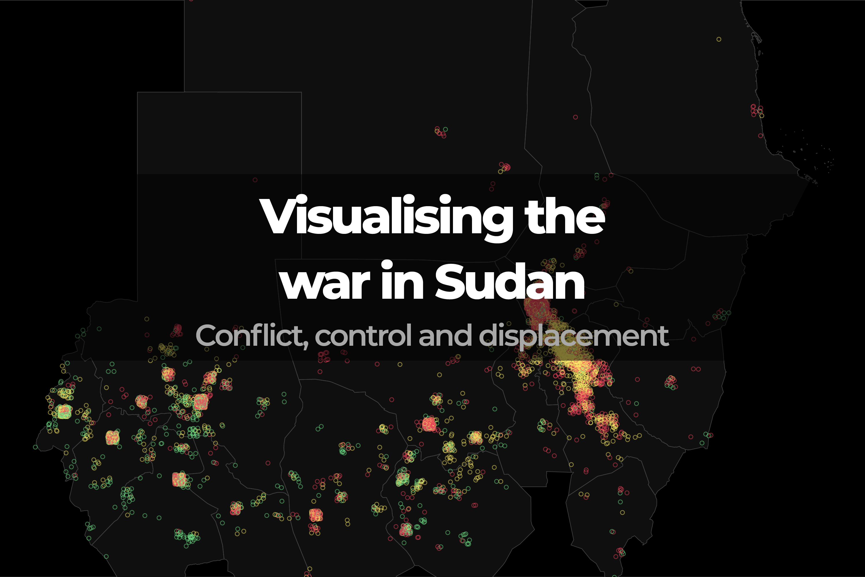 Visualising the war in Sudan: Conflict, control and…