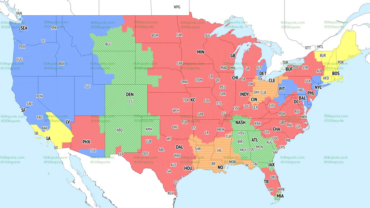 Broncos vs. Falcons broadcast map: Will the game be on…
