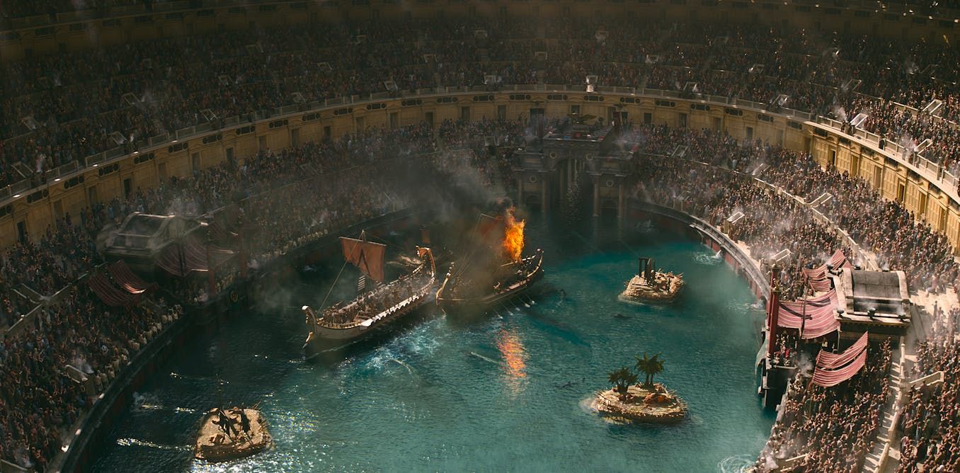 Gladiator II features a naval battle held in the…
