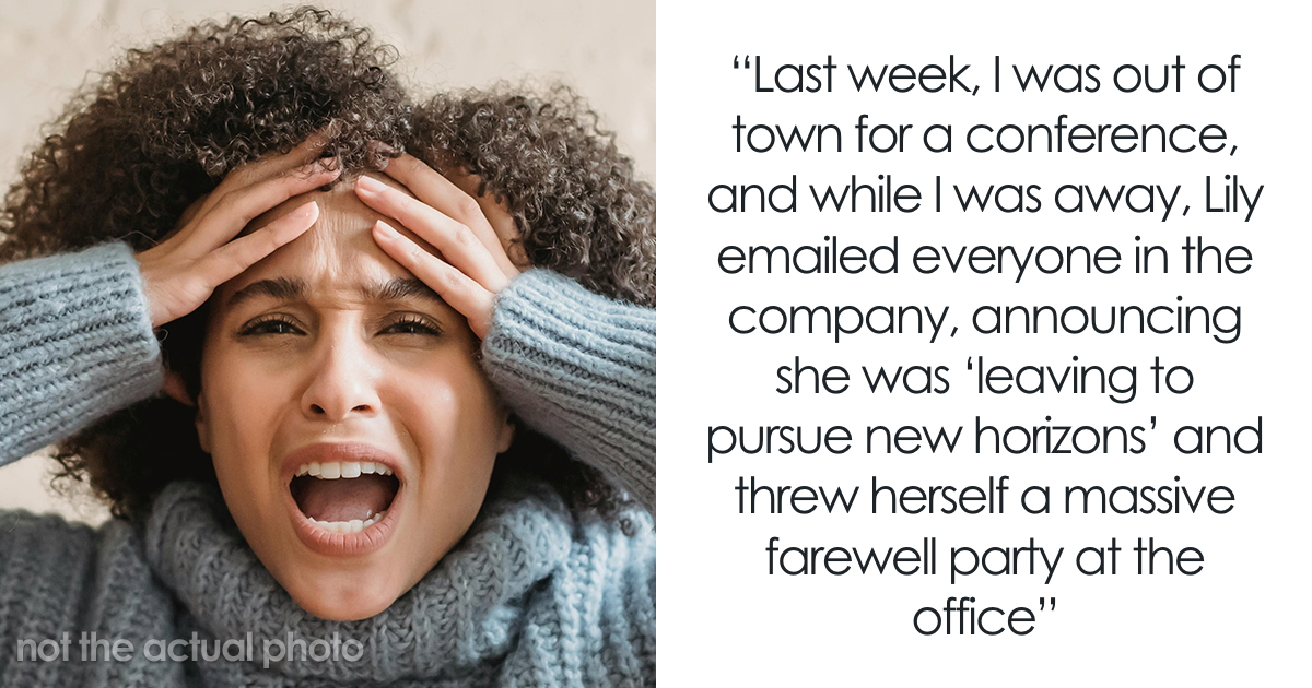 Assistant Throws Herself A $2,000 Farewell Party As A…