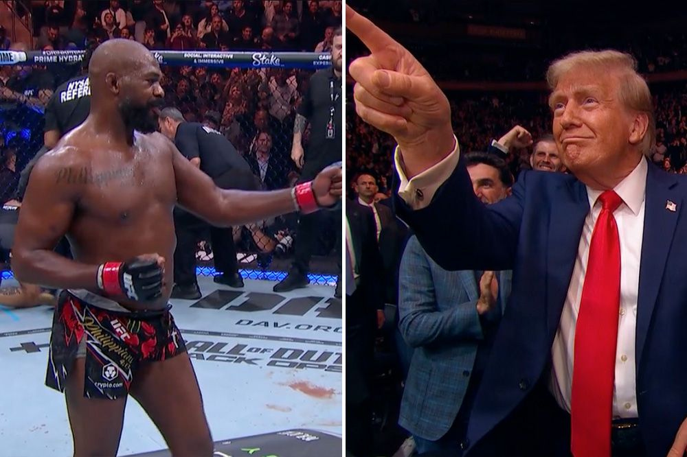Video: Jon Jones busts out Donald Trump dance at UFC…