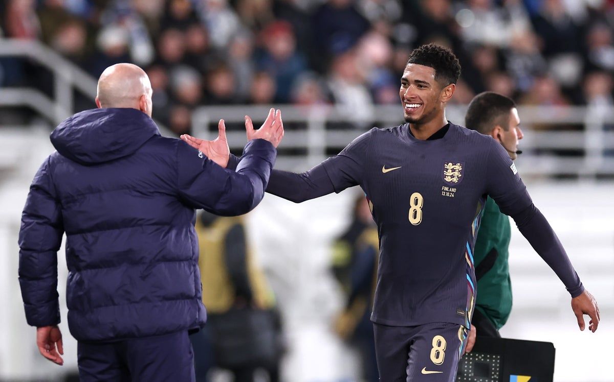 Jack Grealish and Jude Bellingham appear to aim subtle…