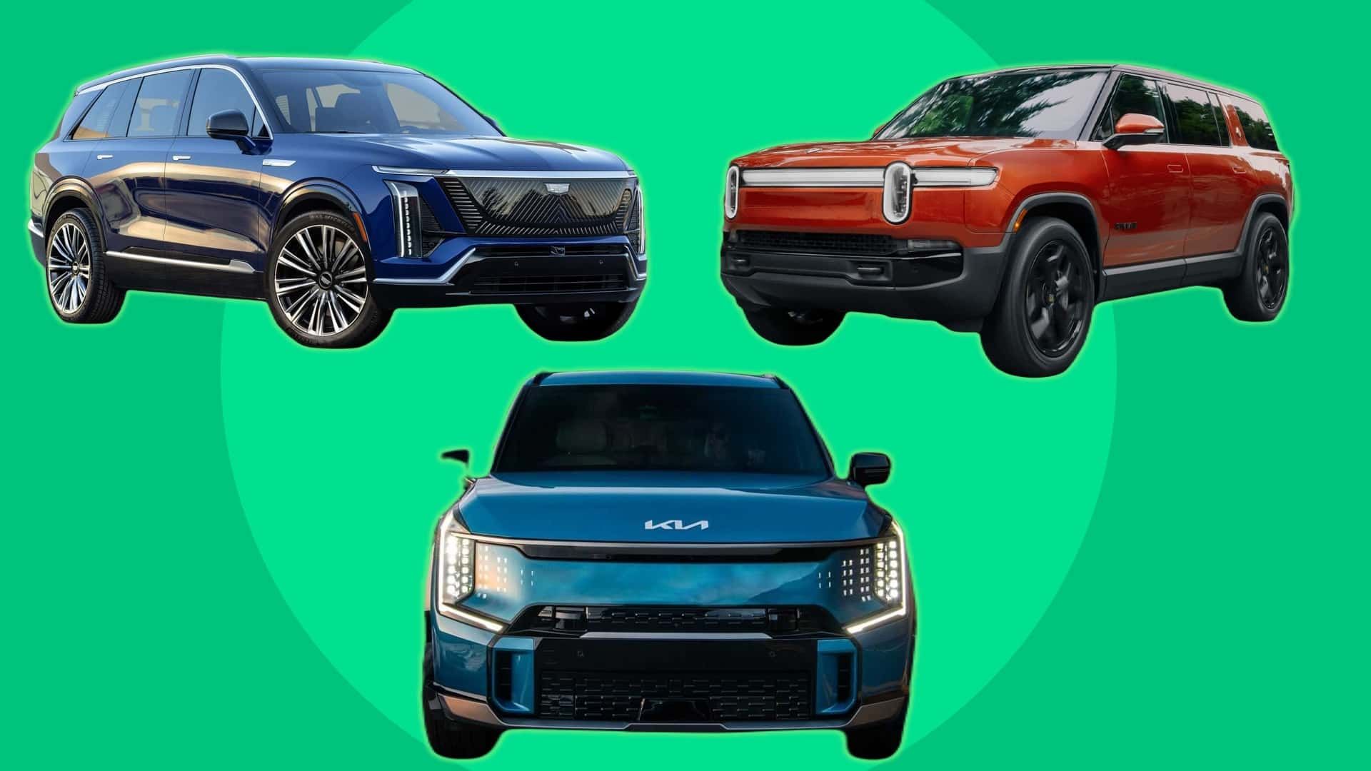 Cadillac Vistiq Vs. Rivian R1S Vs. Kia EV9: Here’s How…