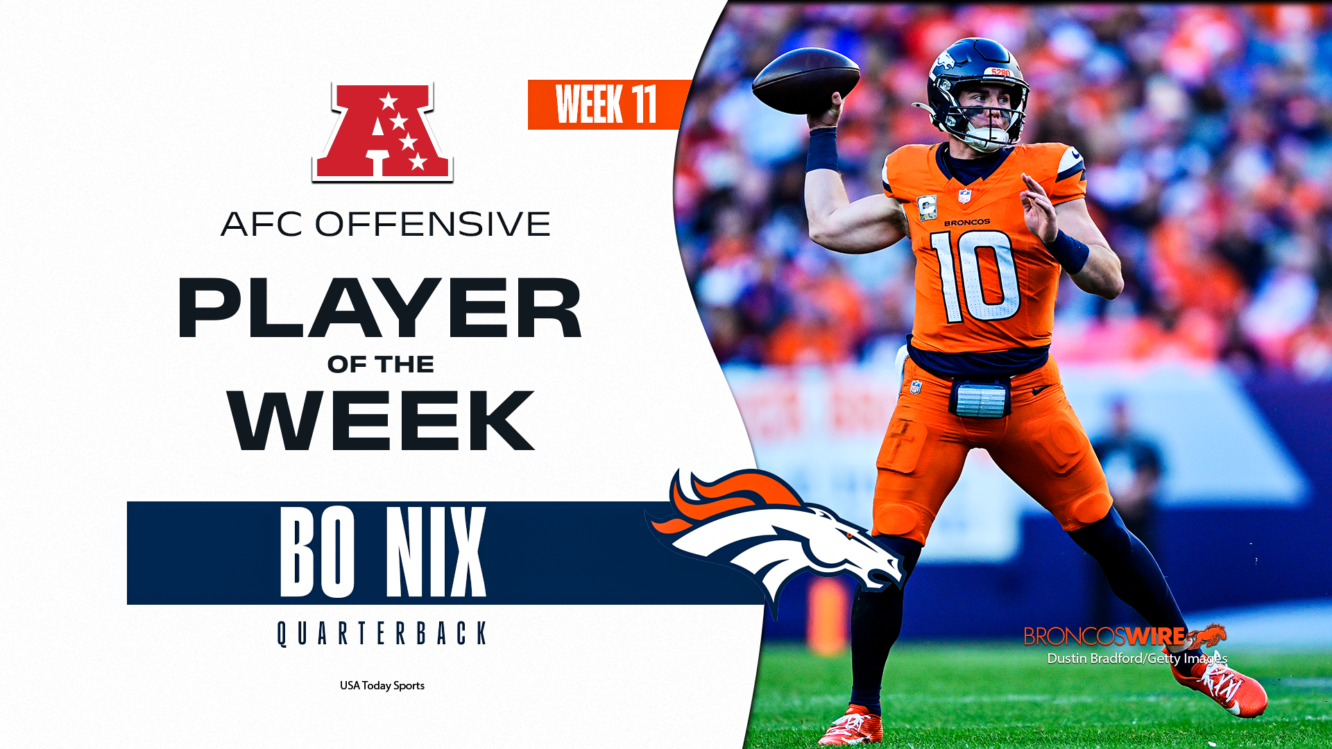 Bo Nix makes more Broncos history with AFC Offensive…