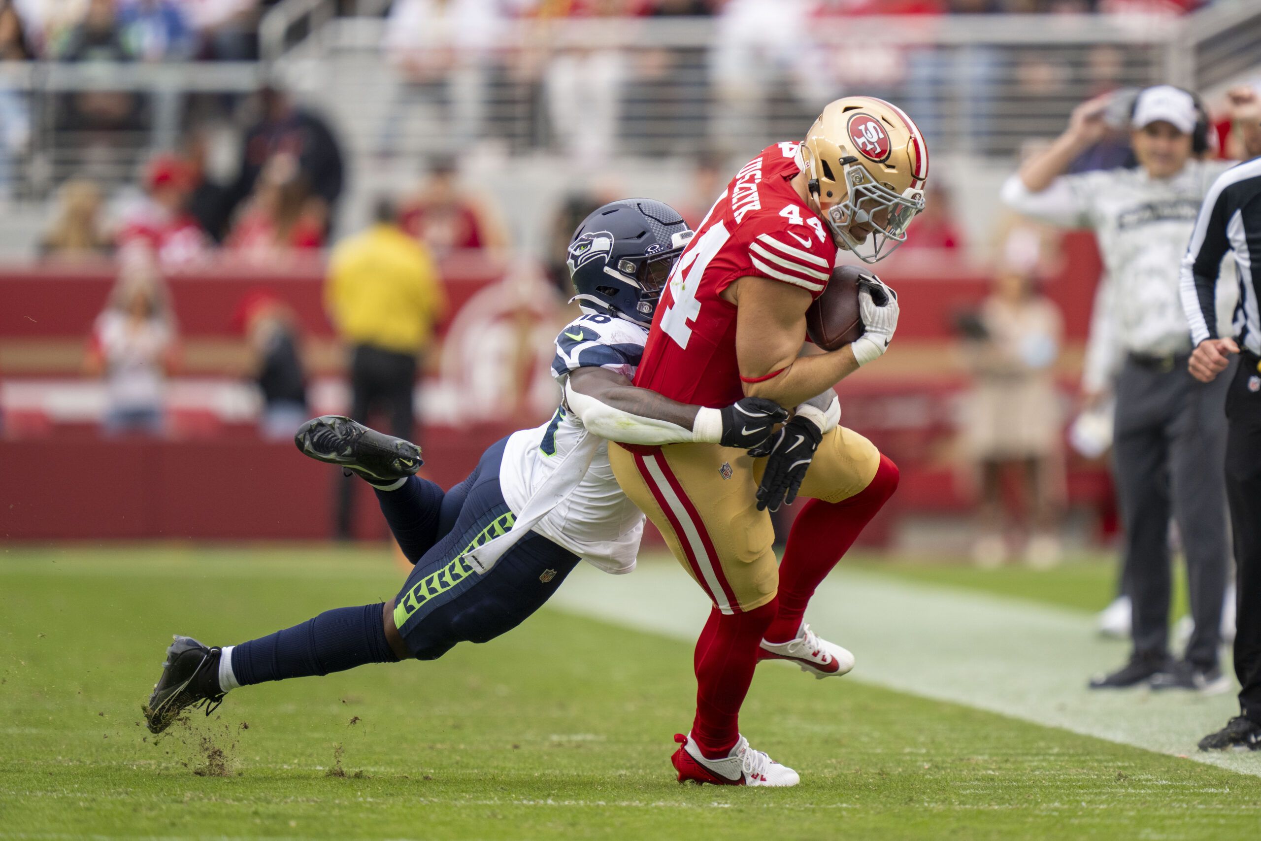 How good was Tyrice Knight vs the 49ers? Brian…