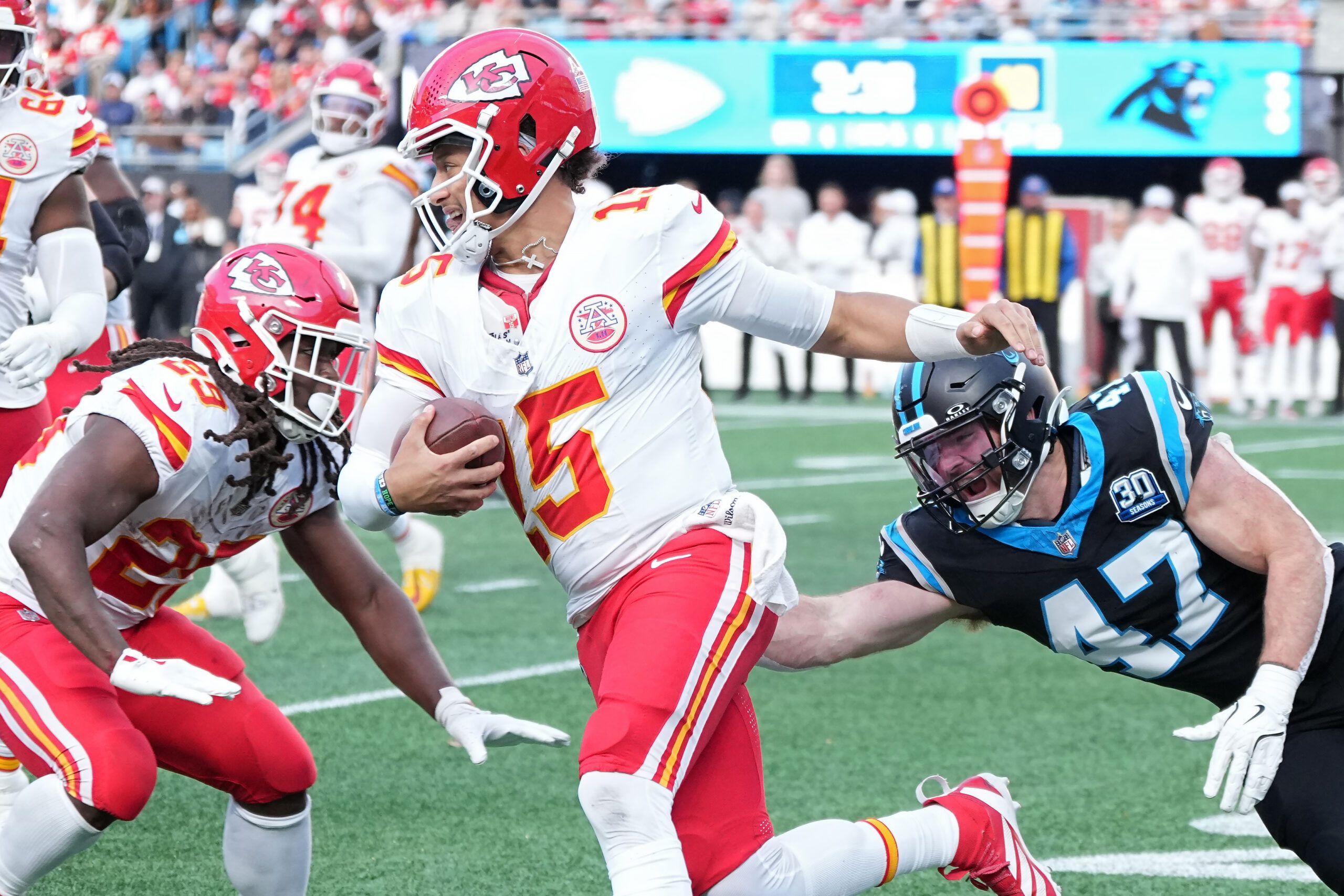 Chiefs fans react to Patrick Mahomes’ epic…