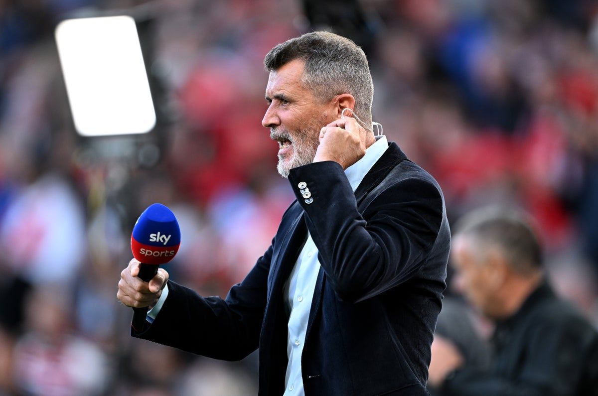 Roy Keane clashes with angry Ipswich fan while working…
