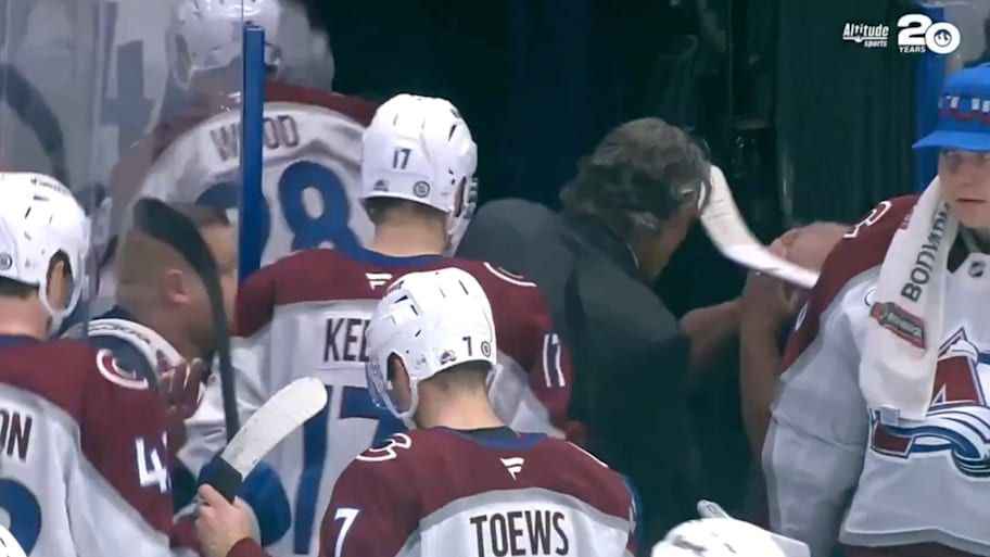 Sports Illustrated - Avalanche Coach Hit in Face As…