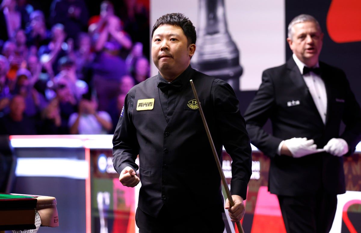 Zhang Anda finds York table to his liking with maximum…