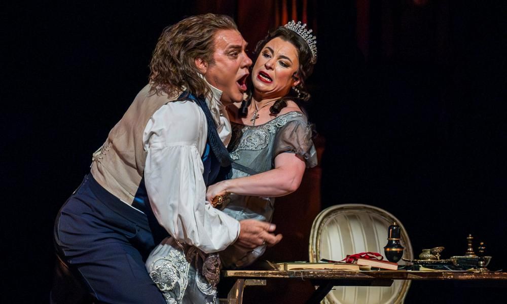 Tosca review – Bryn Terfel’s lustful Scarpia returns…