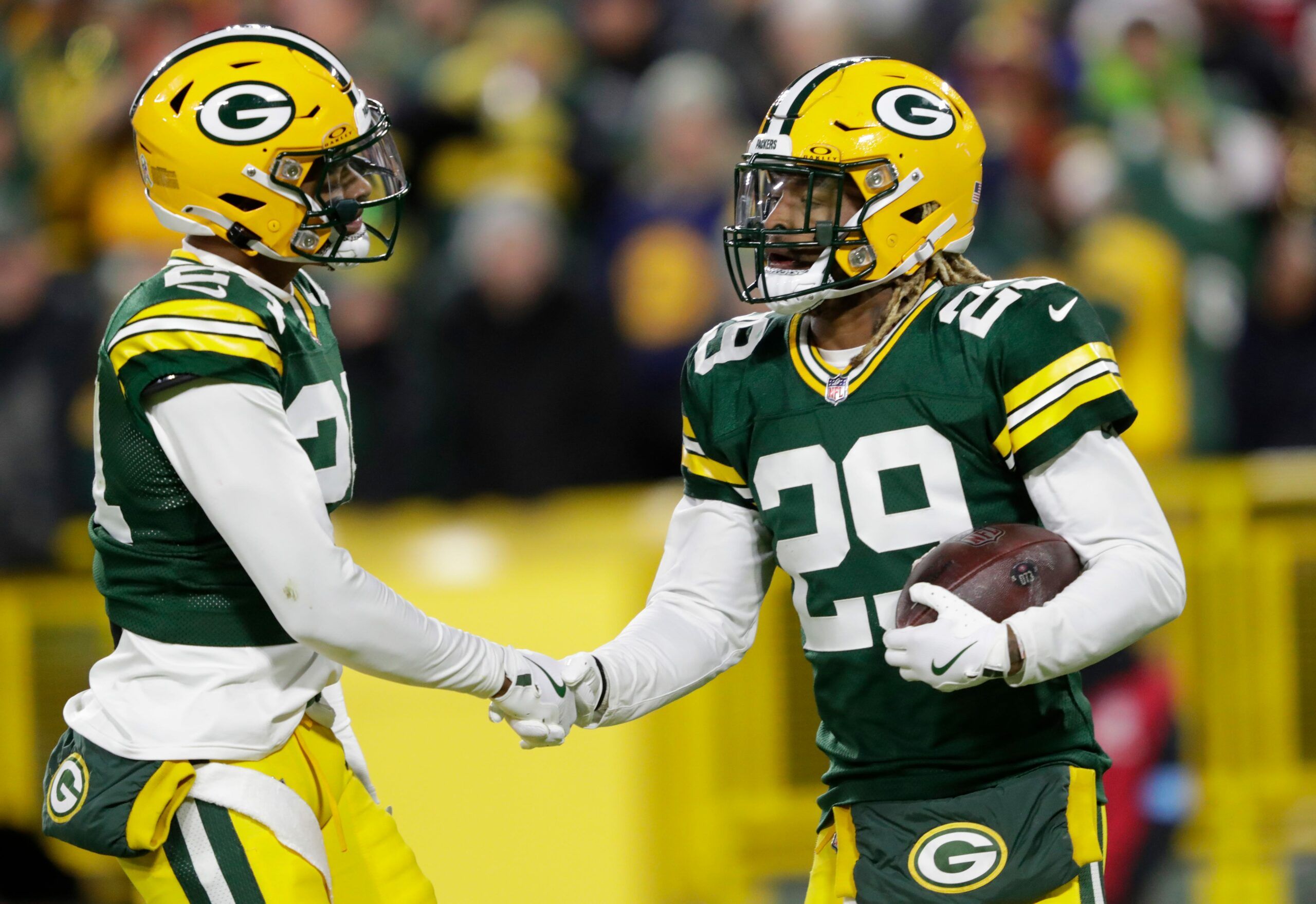 Packers S Xavier McKinney is among vote leaders in…