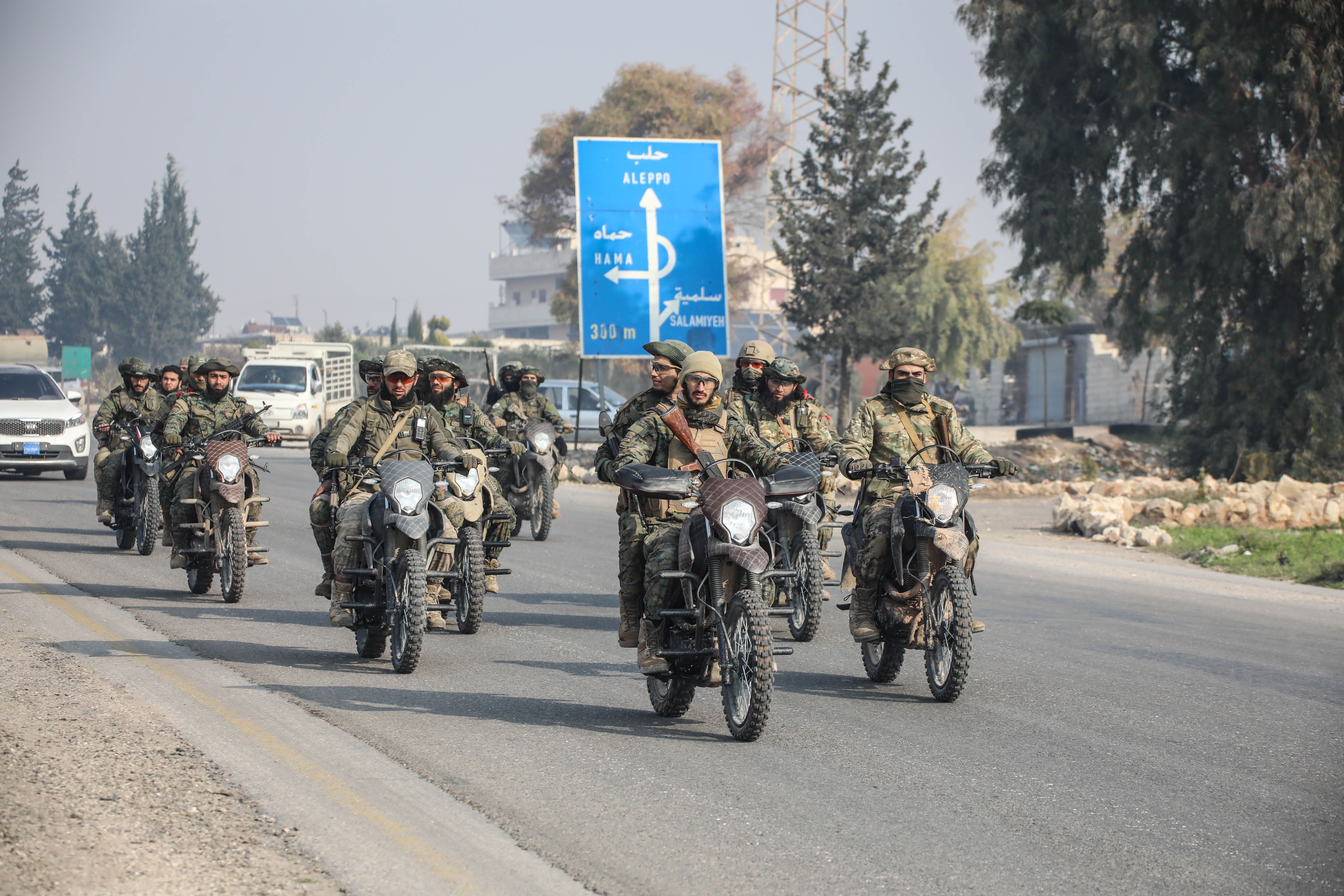 Thousands flee Syria’s Homs city as opposition forces…