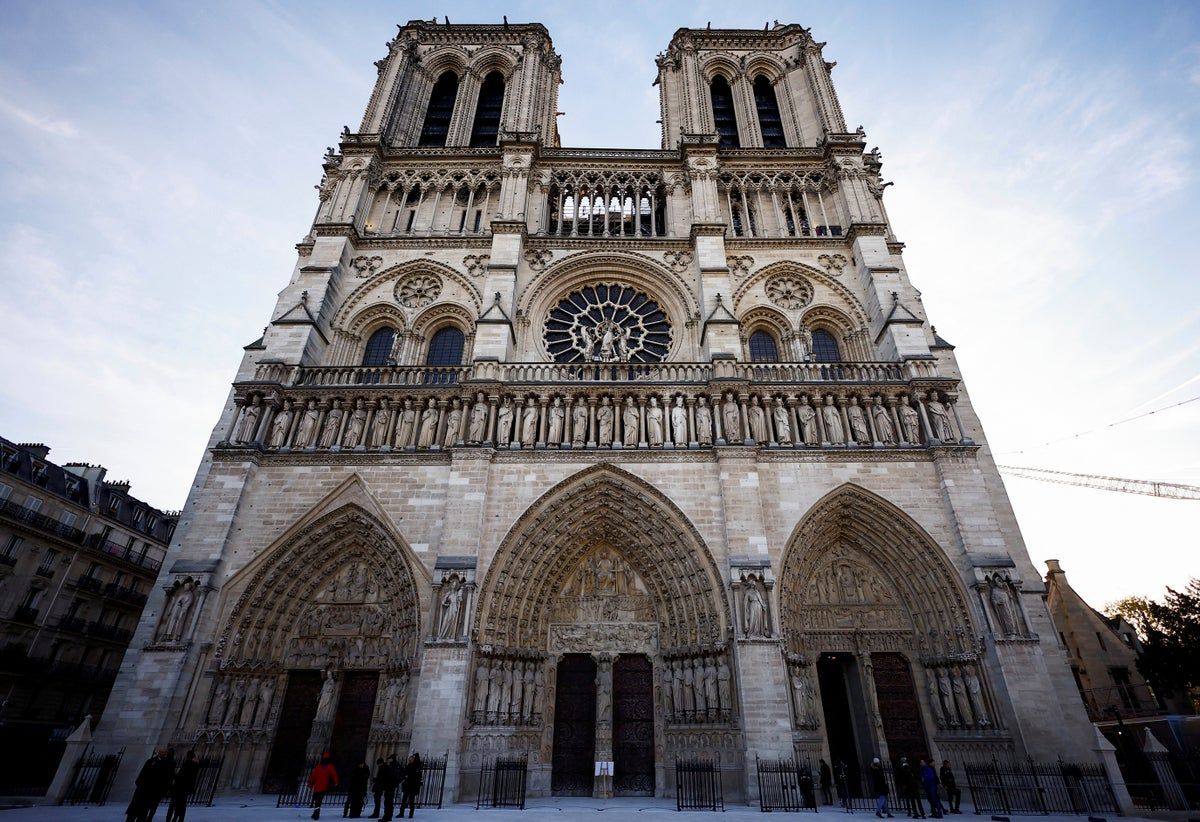Notre Dame reopens its doors to Macron and other world…
