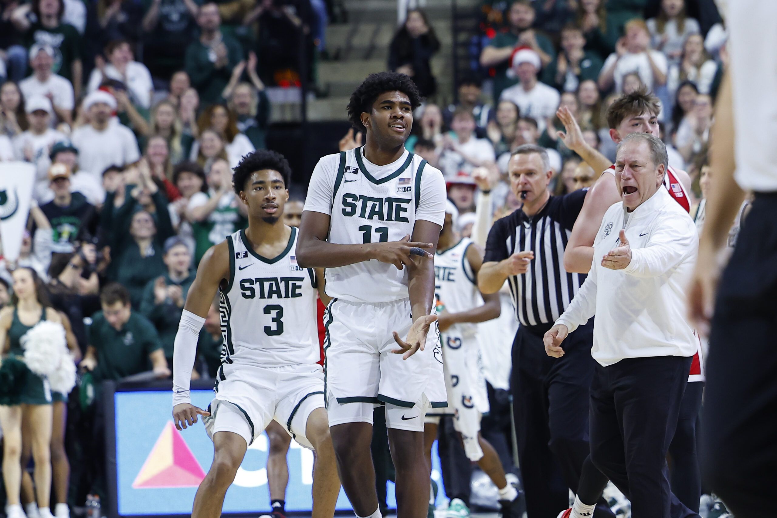 Watch highlights from MSU Basketball’s dominant win…
