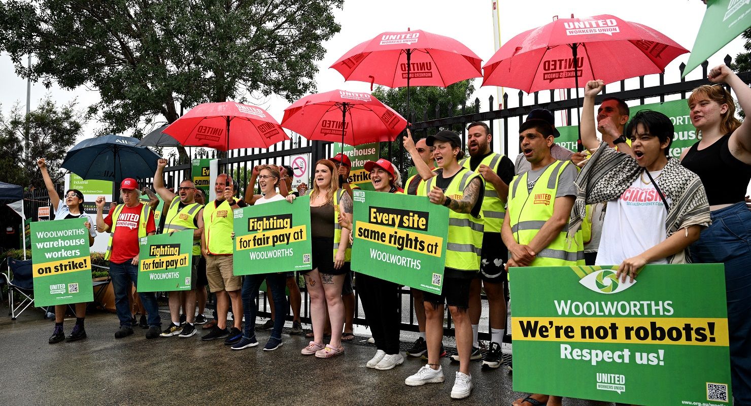 The Woolies worker strike is over — but their right to…