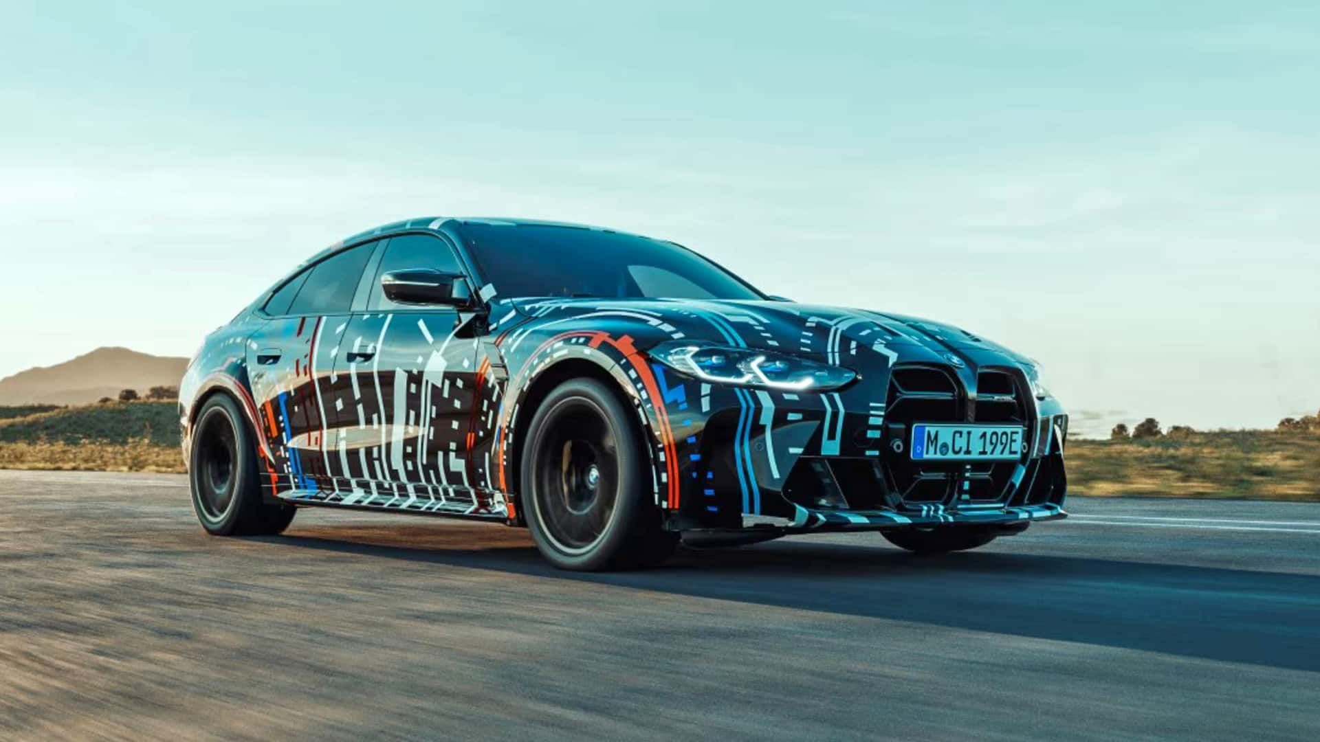Quad-Motor M Prototype Drive Left BMW Executives…
