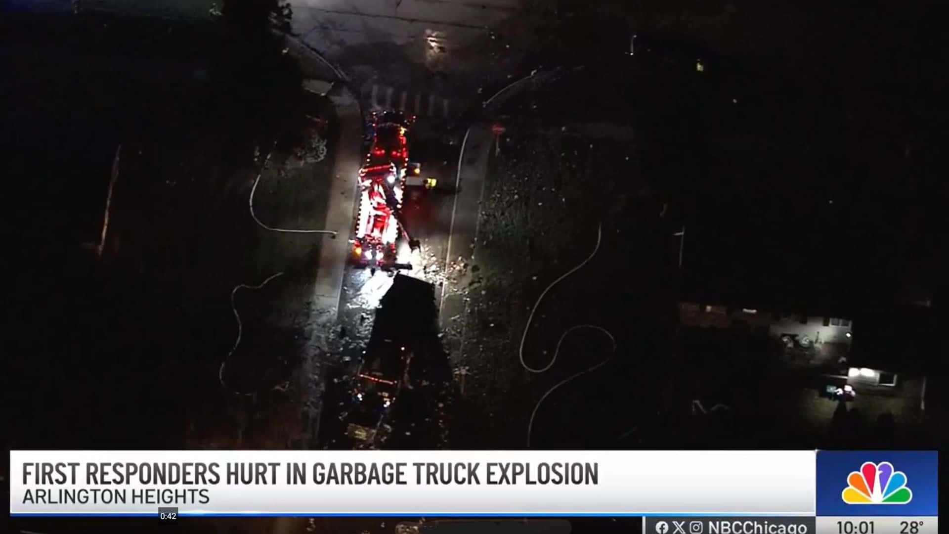 CNG-Powered Truck Explodes, Rains Debris On…
