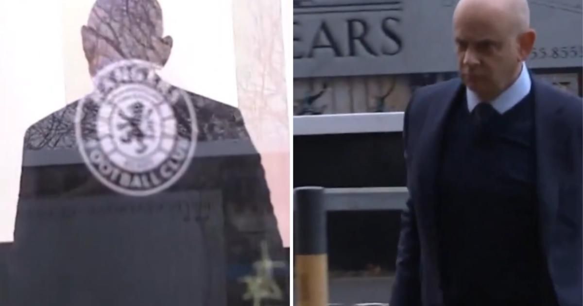 New Rangers CEO pictured arriving at Ibrox for first…