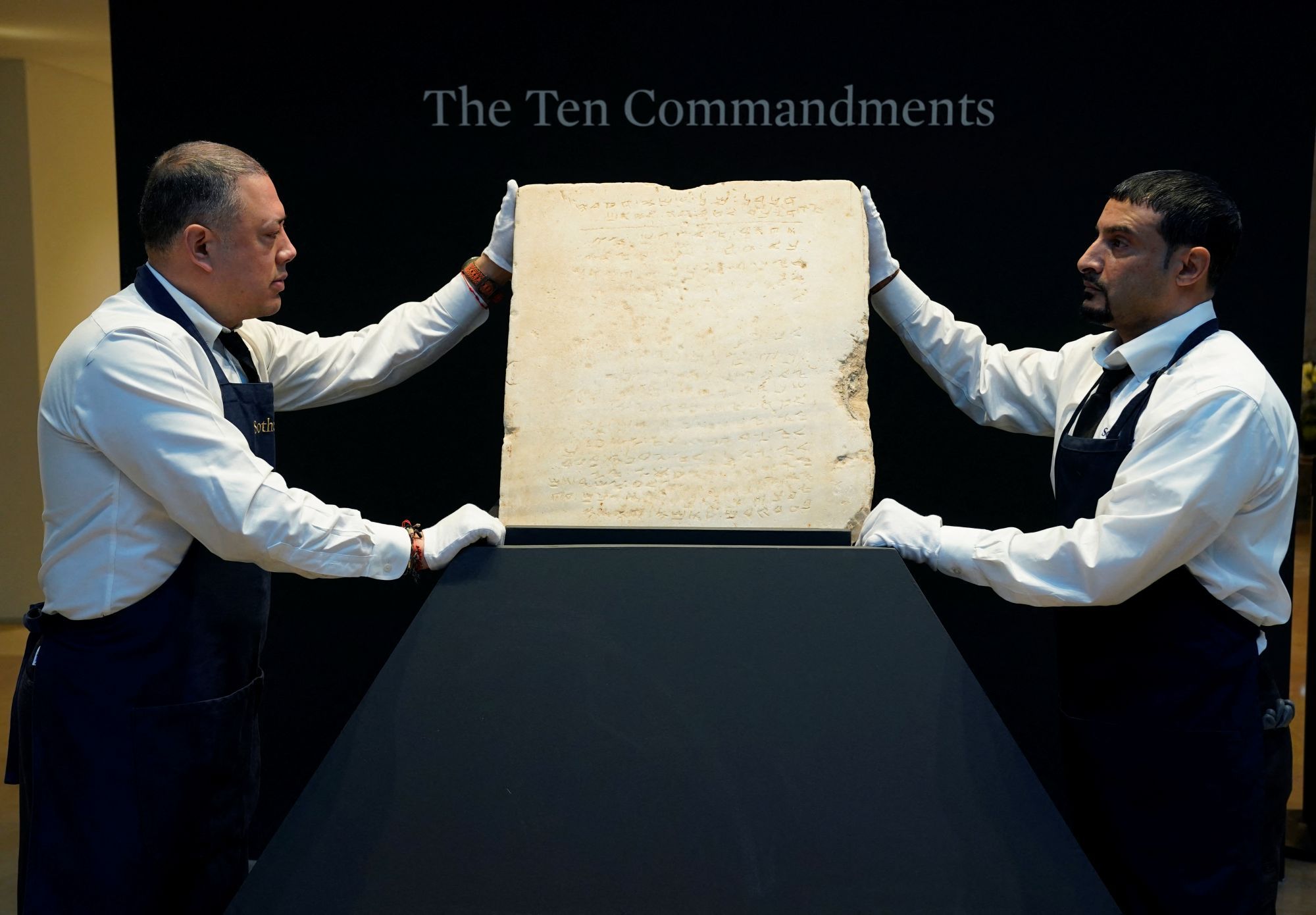 Ten Commandments Tablet to Be Auctioned Off by…