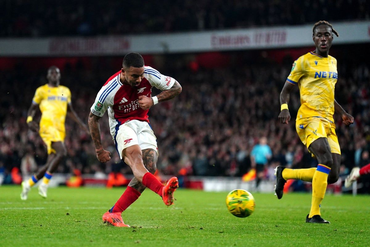 Arsenal boss Mikel Arteta delighted striker Gabriel…