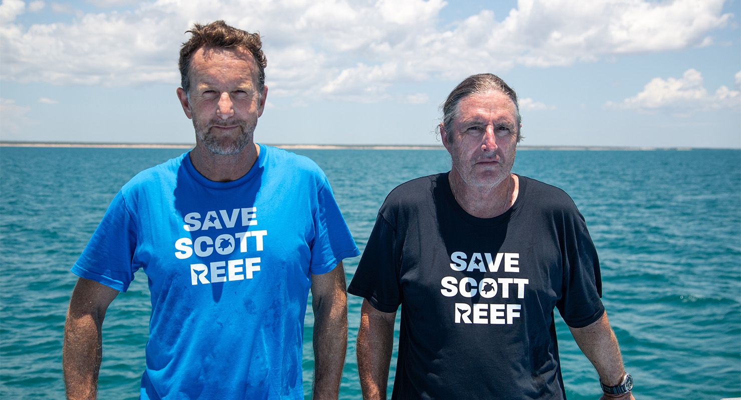 Fighting Woodside on a boat with Tim Winton and John…