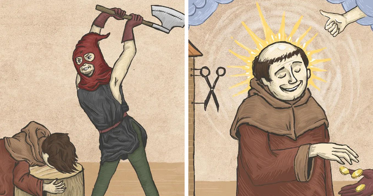 Medieval Humor, Modern Problems: 17 Comics That Are…