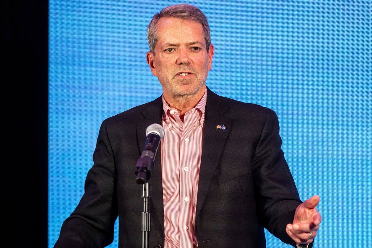 Nebraska governor hospitalized after he is bucked off…