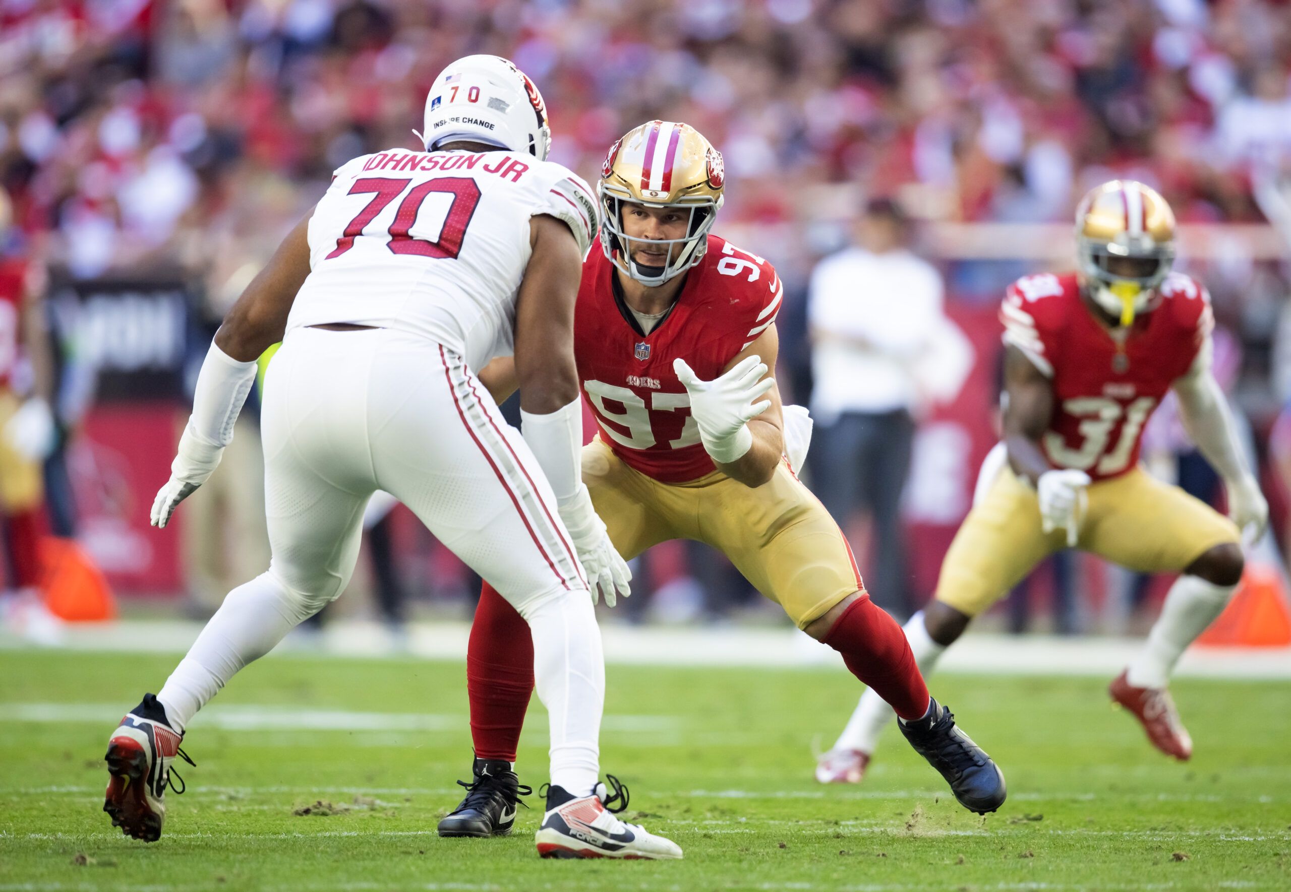 Cardinals rule out tackles Paris Johnson, Jonah…