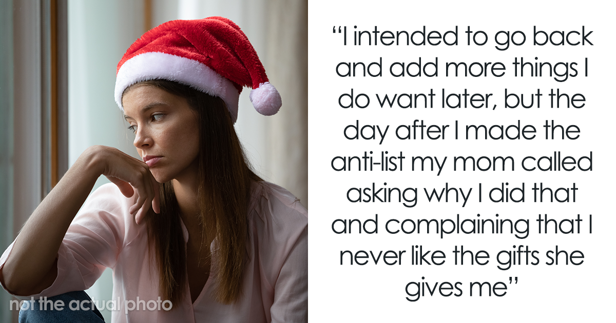 Mom Furious As Daughter’s Christmas Anti-List Calls…