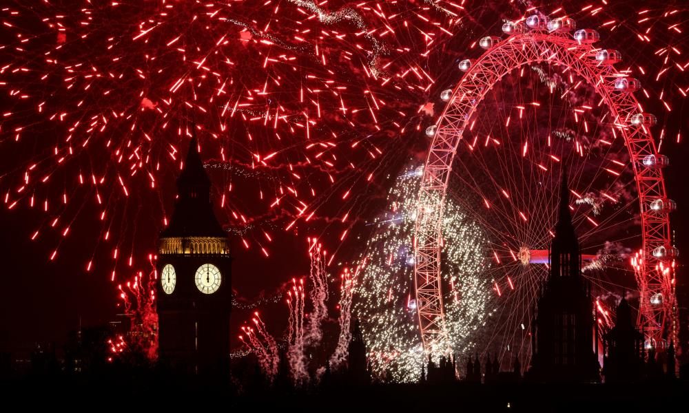 London welcomes new year with fireworks as weather…