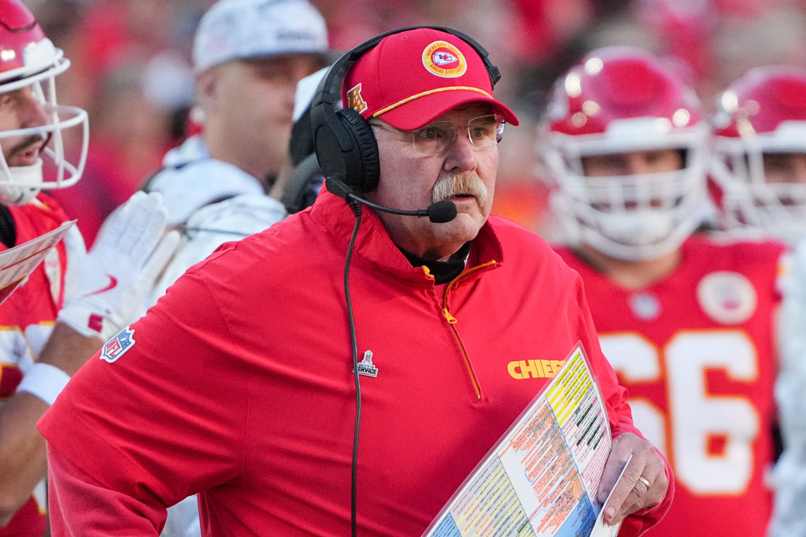 Chiefs HC Andy Reid’s evaluation of rookie offensive…