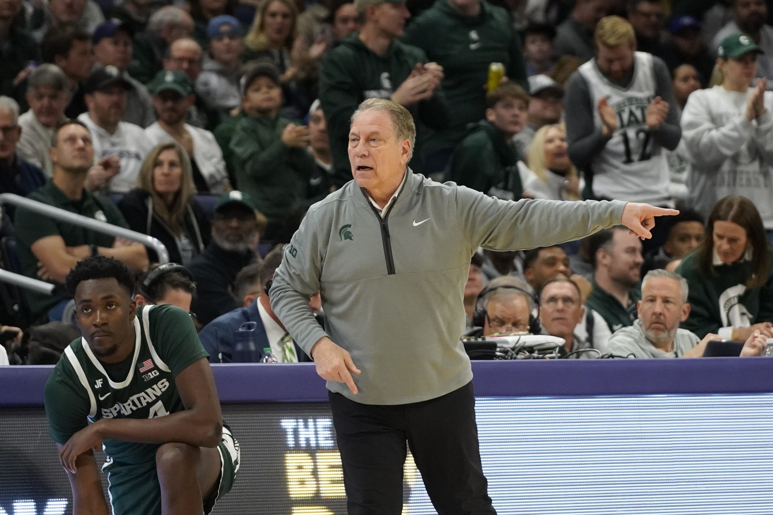 Watch MSU head coach Tom Izzo talk strong start in win…