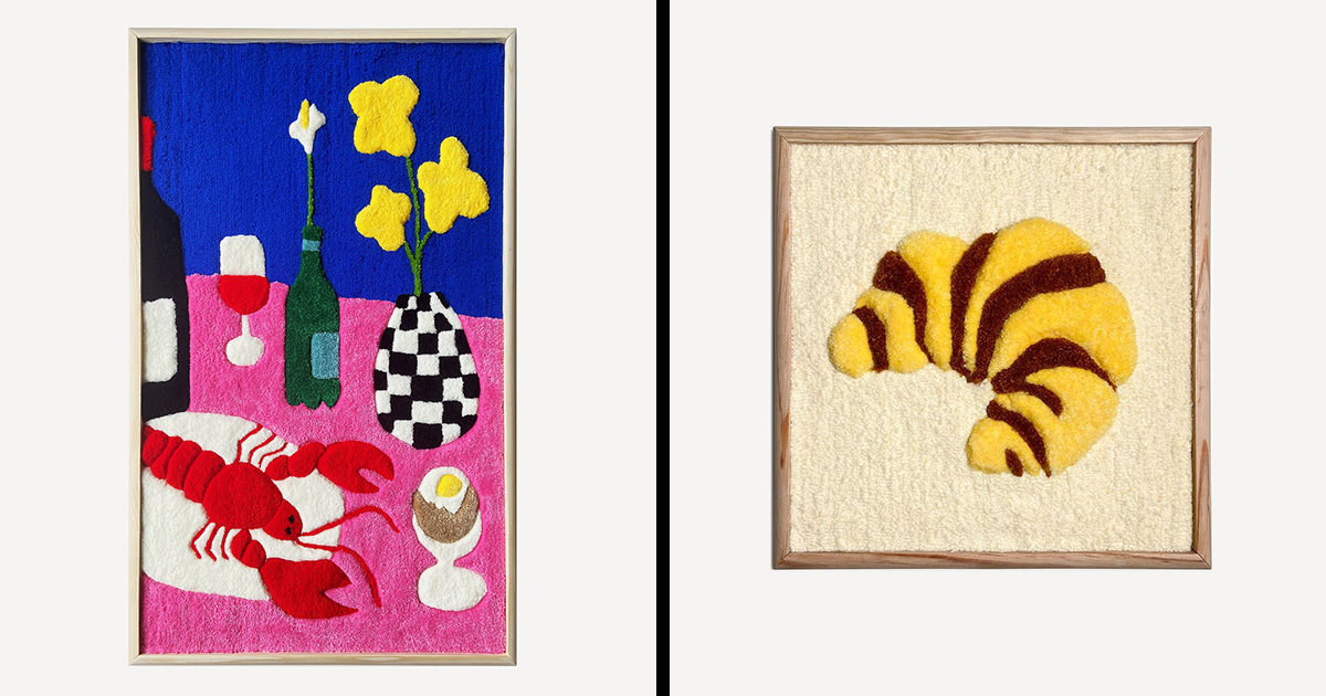 This Artist Creates Colorful And Charming Tufted Rugs,…