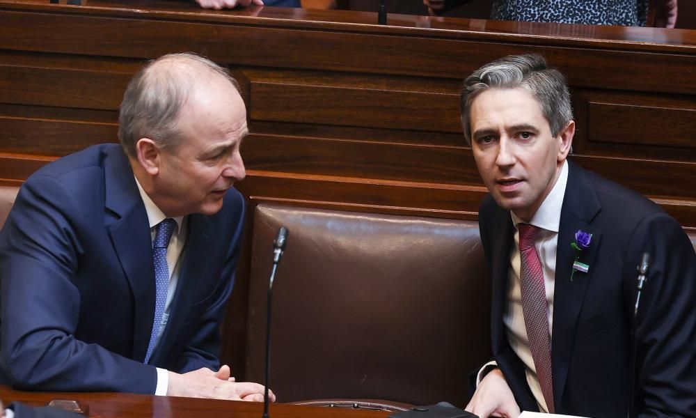 Ireland’s two main centre-right parties to form…