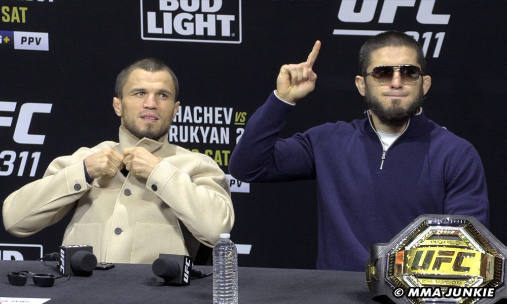 Photos: UFC 311 pre-fight press conference from Los…
