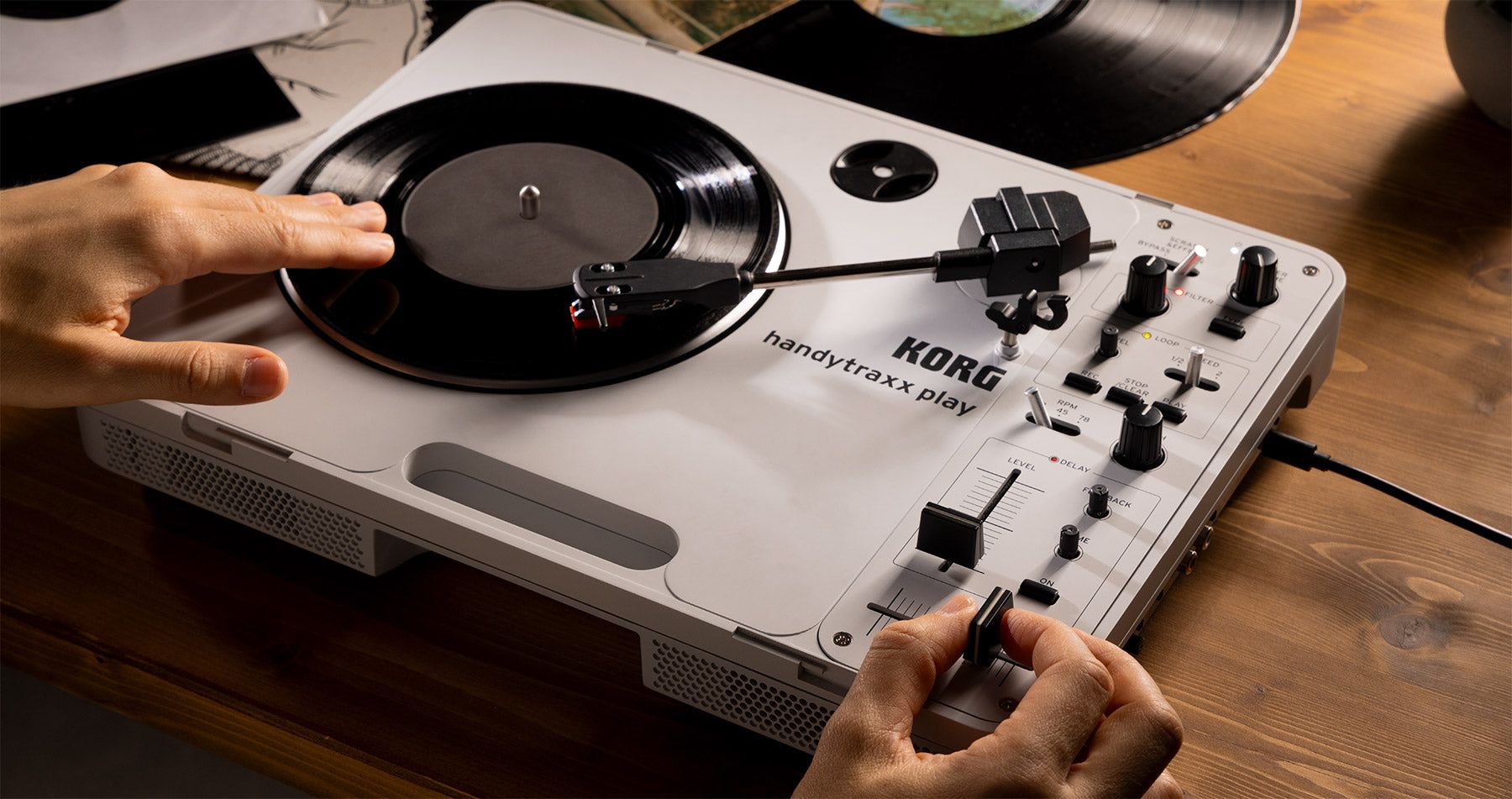 Korg's new portable turntables make me want to hit the…