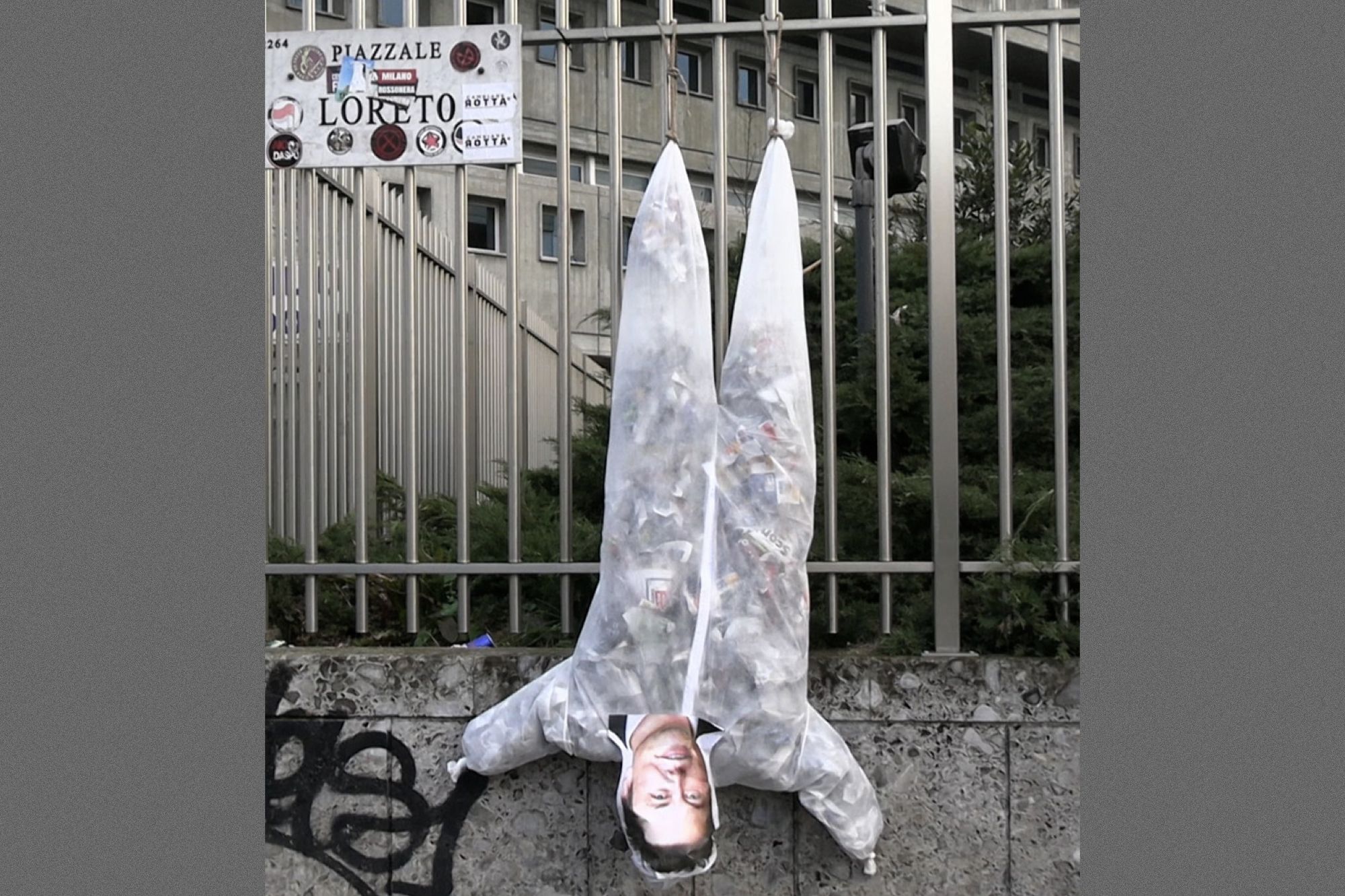 Italian Students Hang Elon Musk Effigy in Same Square…