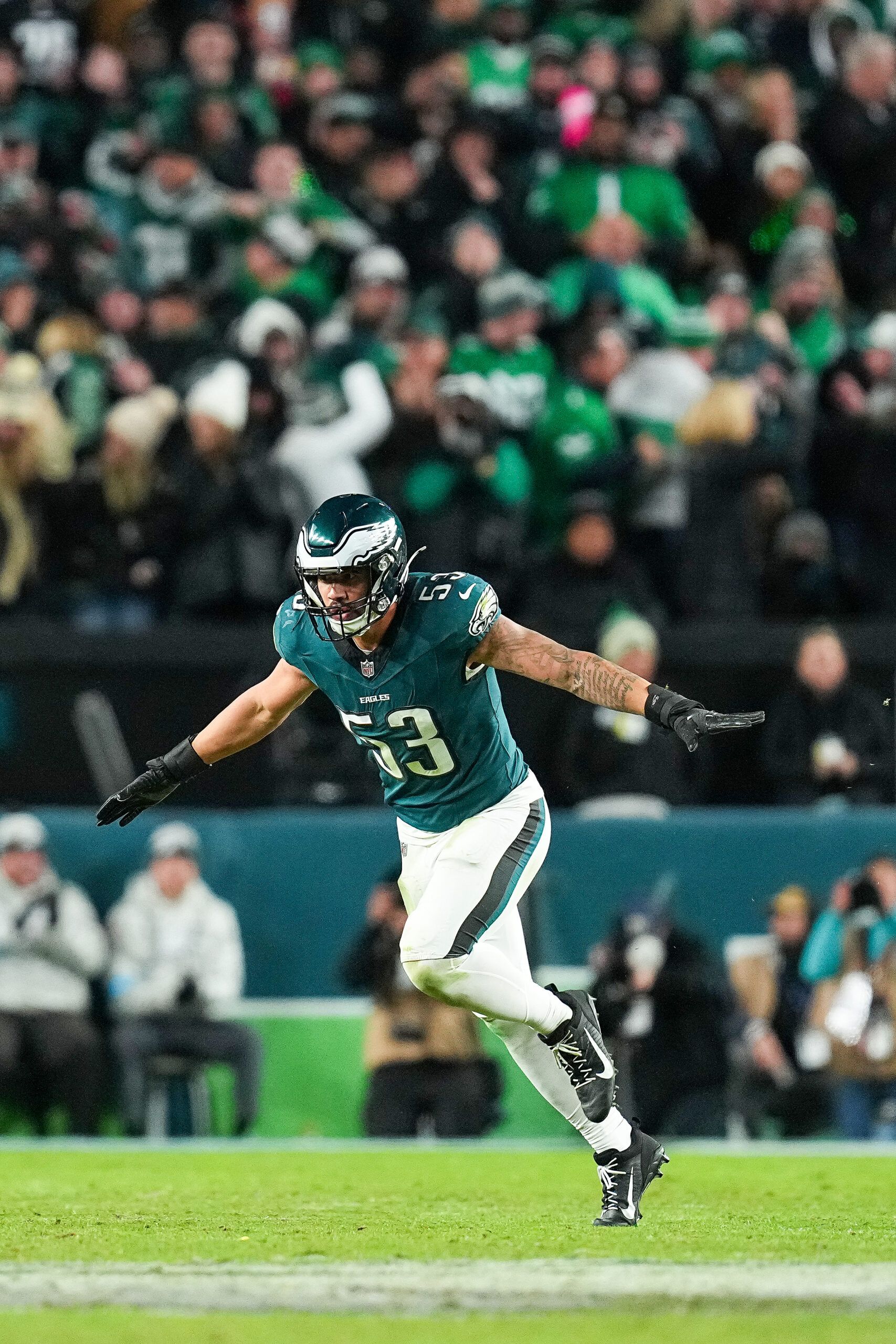Eagles linebacker Zack Baun named a finalist for NFL’s…
