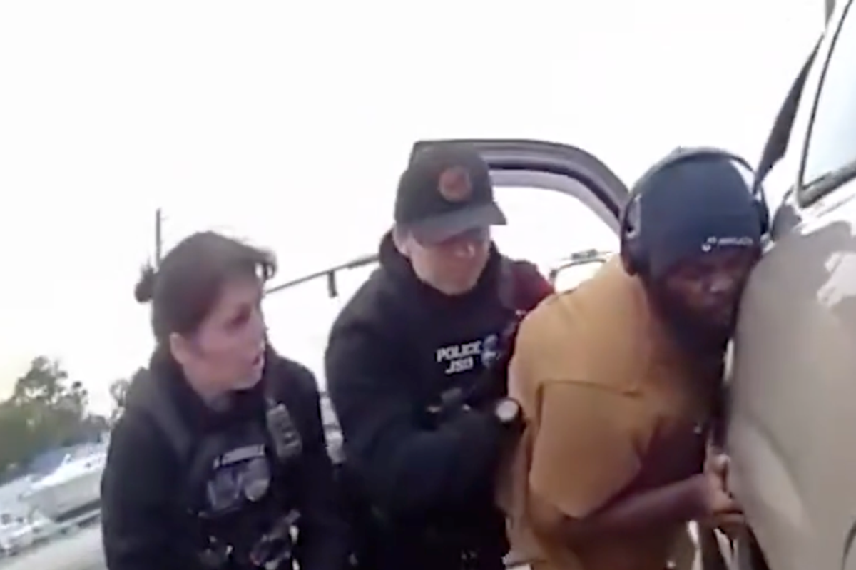 Police officer accidentally shoots motorist with his…